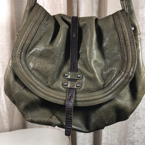 Revel New York | Bags | Revel New York Two Tone Leather Saddlebag ...